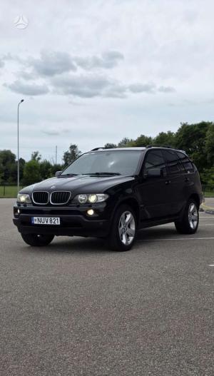 Melns BMW X5 2005 Kėdainiai, ar dzinēja tilpumu 2.99 L un nobraukumu 274 tūkst. km par 5000 €, foto  vietnē AUTOMOTO.COM.LV