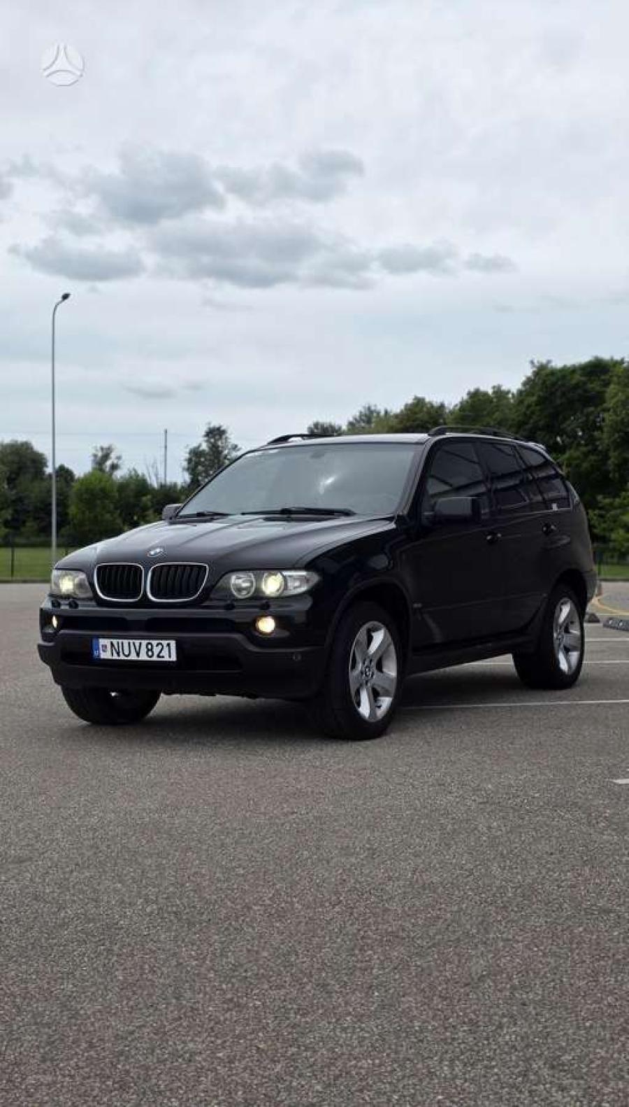Black BMW X5 2005 in Kedainiai, with an engine capacity of 2.99 L and mileage of 274 thousand km for 5000 €, photo 1 on AUTOMOTO.COM.LV