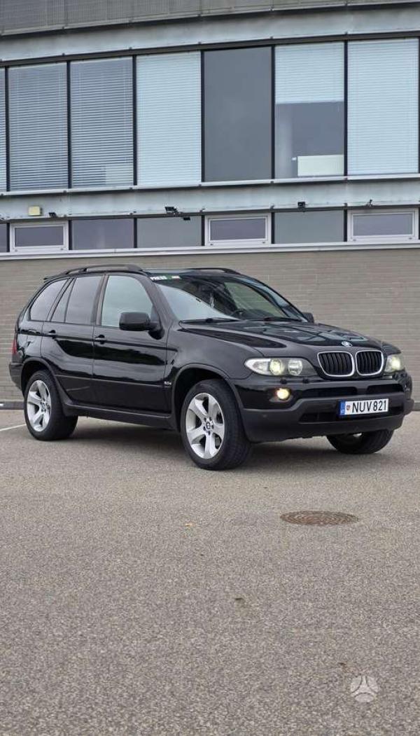 Black BMW X5 2005 in Kedainiai, with an engine capacity of 2.99 L and mileage of 274 thousand km for 5000 €, photo 3 on AUTOMOTO.COM.LV
