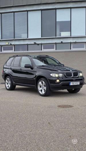 Black BMW X5 2005 in Kedainiai, with an engine capacity of 2.99 L and mileage of 274 thousand km for 5000 €, photo 4 on AUTOMOTO.COM.LV