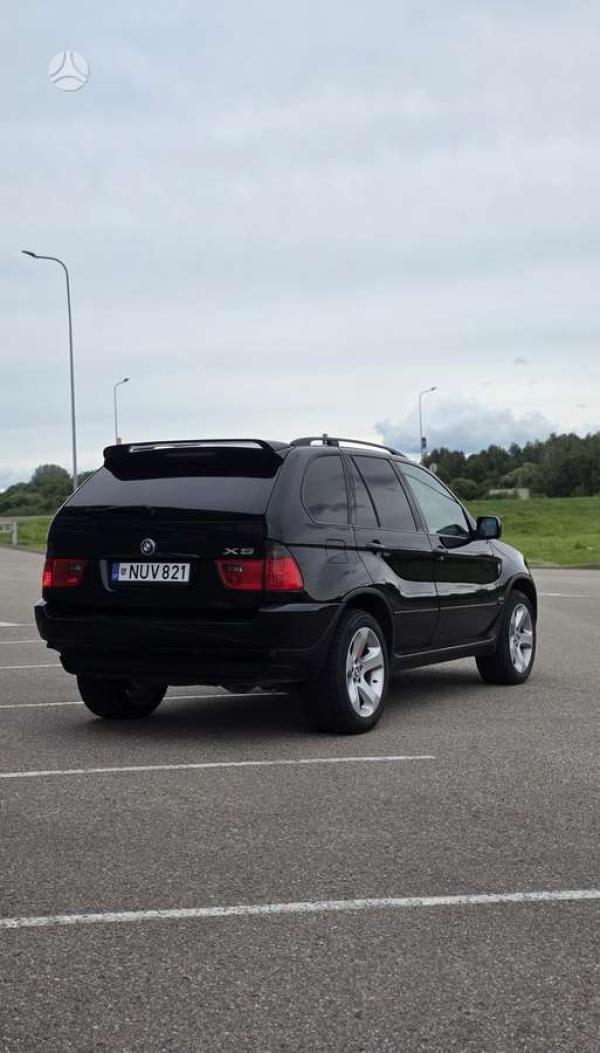 Black BMW X5 2005 in Kedainiai, with an engine capacity of 2.99 L and mileage of 274 thousand km for 5000 €, photo 5 on AUTOMOTO.COM.LV