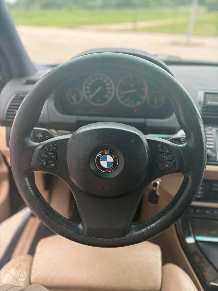 Black BMW X5 2005 in Kedainiai, with an engine capacity of 2.99 L and mileage of 274 thousand km for 5000 €, photo 24 on AUTOMOTO.COM.LV