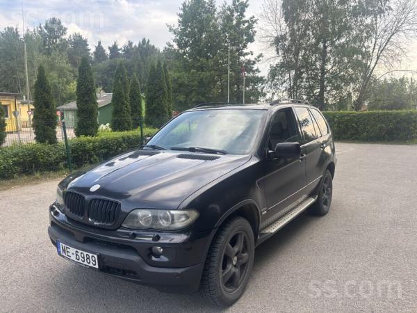 Melns BMW X5 2005 Rēzekne, ar dzinēja tilpumu 3.00 L un nobraukumu 320 tūkst. km par 4200 €, foto 2 vietnē AUTOMOTO.COM.LV