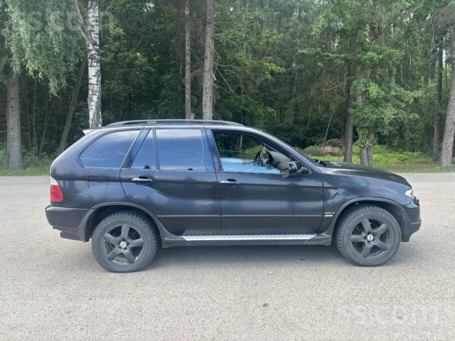 Black BMW X5 2005 in Rezekne, with an engine capacity of 3.00 L and mileage of 320 thousand km for 4200 €, photo 8 on AUTOMOTO.COM.LV