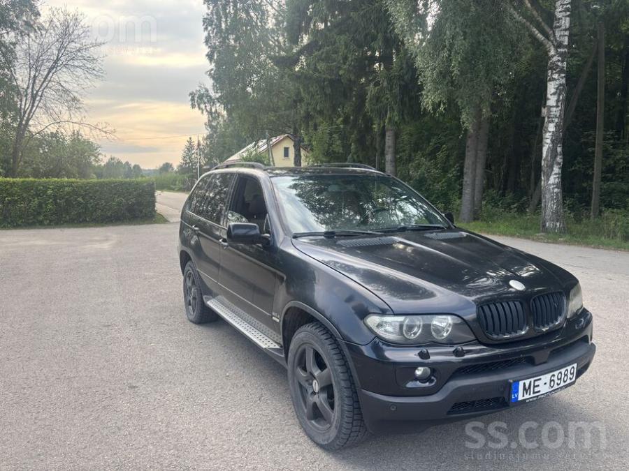 Black BMW X5 2005 in Rezekne, with an engine capacity of 3.00 L and mileage of 320 thousand km for 4200 €, photo 9 on AUTOMOTO.COM.LV