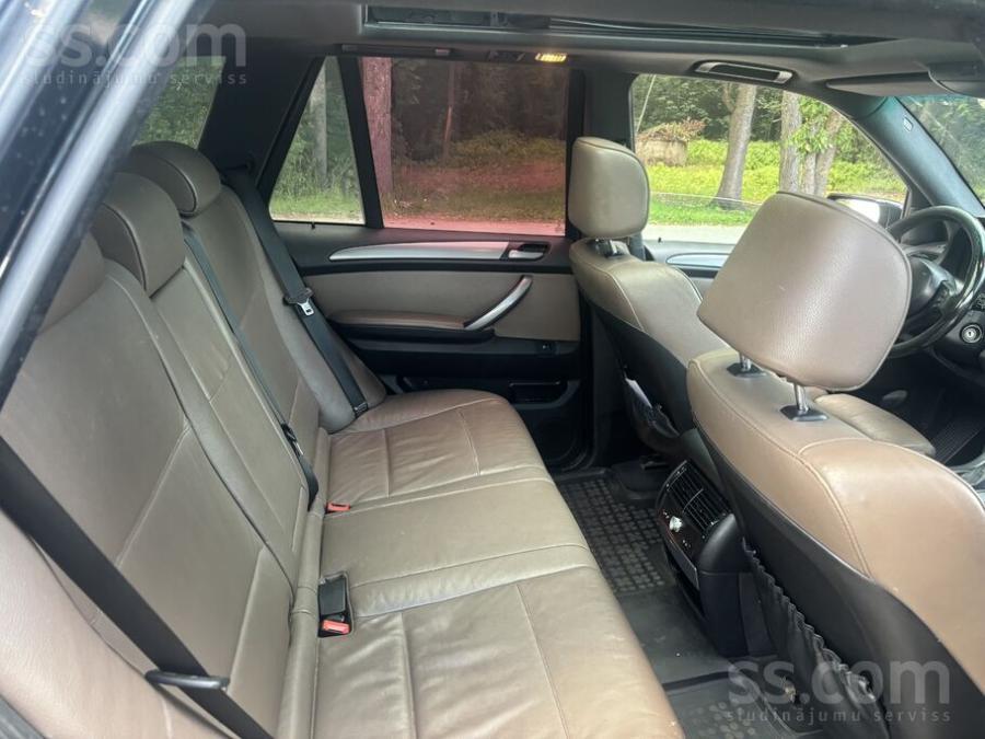 Black BMW X5 2005 in Rezekne, with an engine capacity of 3.00 L and mileage of 320 thousand km for 4200 €, photo 20 on AUTOMOTO.COM.LV