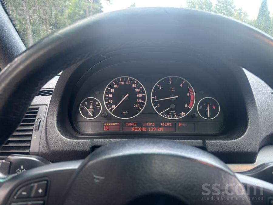 Black BMW X5 2005 in Rezekne, with an engine capacity of 3.00 L and mileage of 320 thousand km for 4200 €, photo 22 on AUTOMOTO.COM.LV