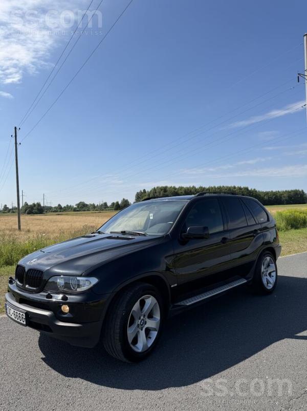 Melns BMW X5 2005 Aizkraukle, ar dzinēja tilpumu 3.00 L un nobraukumu 297 tūkst. km par 5700 €, foto 2 vietnē AUTOMOTO.COM.LV