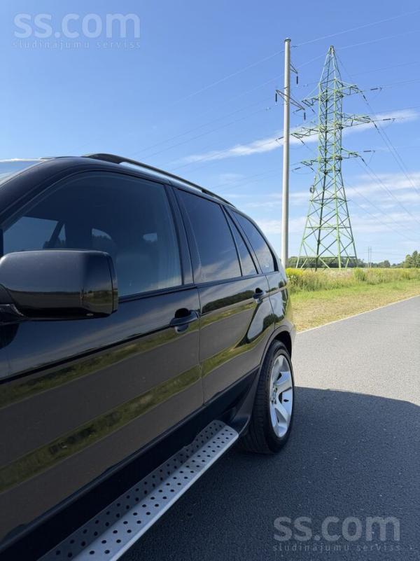 Melns BMW X5 2005 Aizkraukle, ar dzinēja tilpumu 3.00 L un nobraukumu 297 tūkst. km par 5700 €, foto 4 vietnē AUTOMOTO.COM.LV