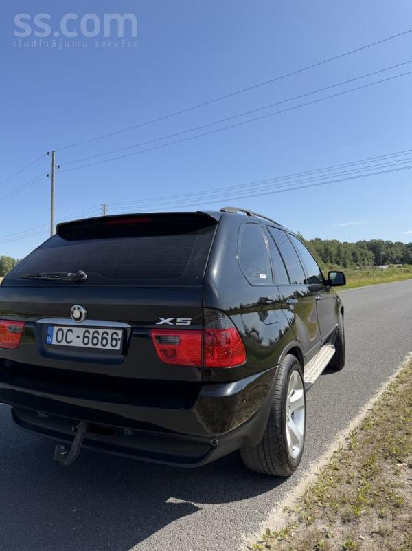 Melns BMW X5 2005 Aizkraukle, ar dzinēja tilpumu 3.00 L un nobraukumu 297 tūkst. km par 5700 €, foto 5 vietnē AUTOMOTO.COM.LV