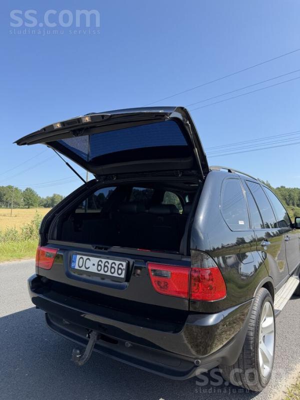 Melns BMW X5 2005 Aizkraukle, ar dzinēja tilpumu 3.00 L un nobraukumu 297 tūkst. km par 5700 €, foto 7 vietnē AUTOMOTO.COM.LV