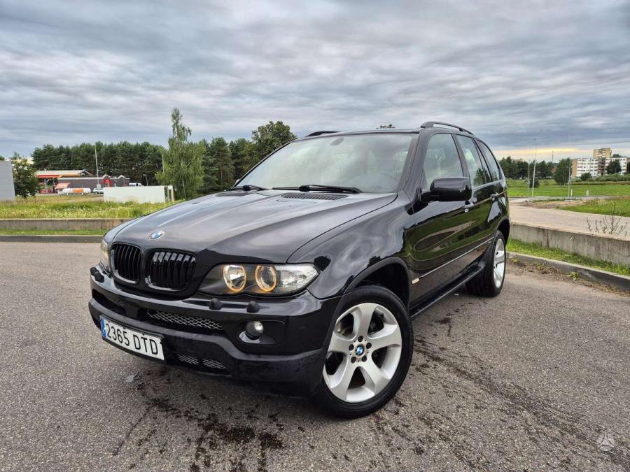 Melns BMW X5 2005 Utena, ar dzinēja tilpumu 2.99 L un nobraukumu 335 tūkst. km par 3990 €, foto 4 vietnē AUTOMOTO.COM.LV