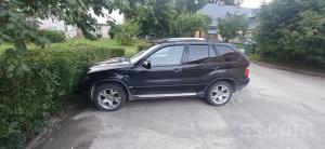 Black BMW X5 2005 in Dobele, with an engine capacity of 3.00 L and mileage of 445 thousand km for 2700 €, photo  on AUTOMOTO.COM.LV