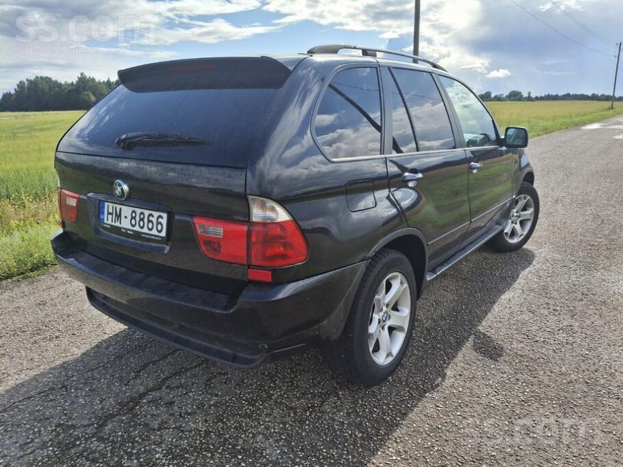 Черный БМВ Х5 2005 в Валмиера, объемом двигателя 3.00 л и пробегом 380 тыс. км за 4200 €, фото 4 на AUTOMOTO.COM.LV
