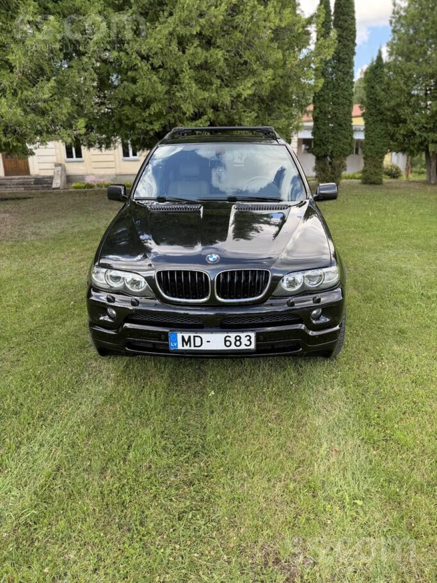 Black BMW X5 2005 in Balvi, with an engine capacity of 3.00 L and mileage of 385 thousand km for 9000 €, photo 12 on AUTOMOTO.COM.LV