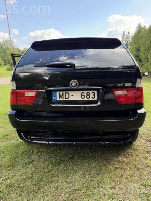 Black BMW X5 2005 in Balvi, with an engine capacity of 3.00 L and mileage of 385 thousand km for 9000 €, photo 13 on AUTOMOTO.COM.LV