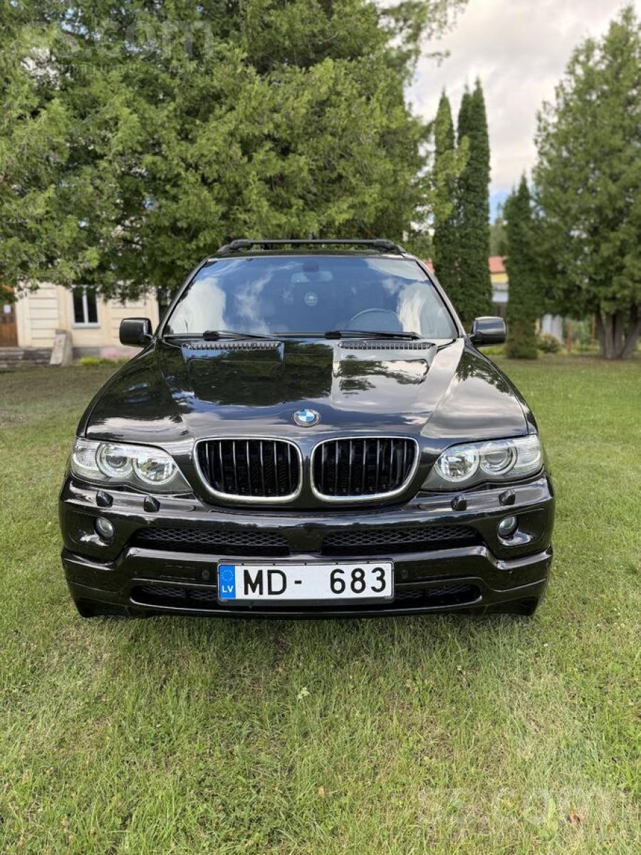 Black BMW X5 2005 in Balvi, with an engine capacity of 3.00 L and mileage of 385 thousand km for 9000 €, photo 14 on AUTOMOTO.COM.LV