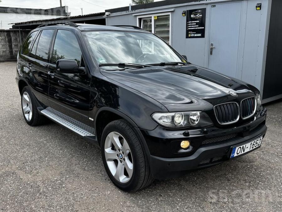 Melns BMW X5 2005 Daugavpils, ar dzinēja tilpumu 3.00 L un nobraukumu 0 tūkst. km par 6500 €, foto 1 vietnē AUTOMOTO.COM.LV