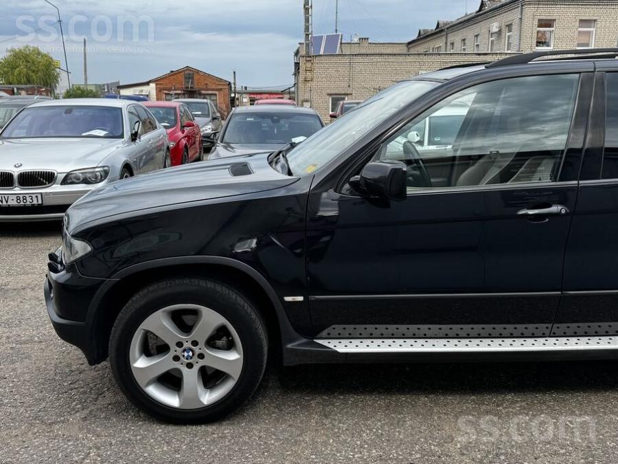 Melns BMW X5 2005 Daugavpils, ar dzinēja tilpumu 3.00 L un nobraukumu 0 tūkst. km par 6500 €, foto 8 vietnē AUTOMOTO.COM.LV