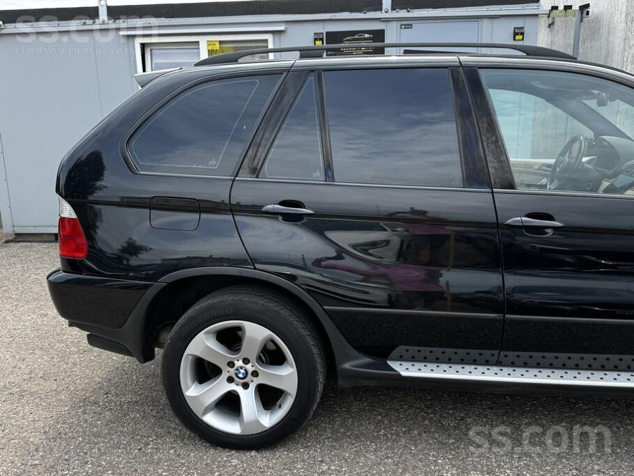 Melns BMW X5 2005 Daugavpils, ar dzinēja tilpumu 3.00 L un nobraukumu 0 tūkst. km par 6500 €, foto 9 vietnē AUTOMOTO.COM.LV