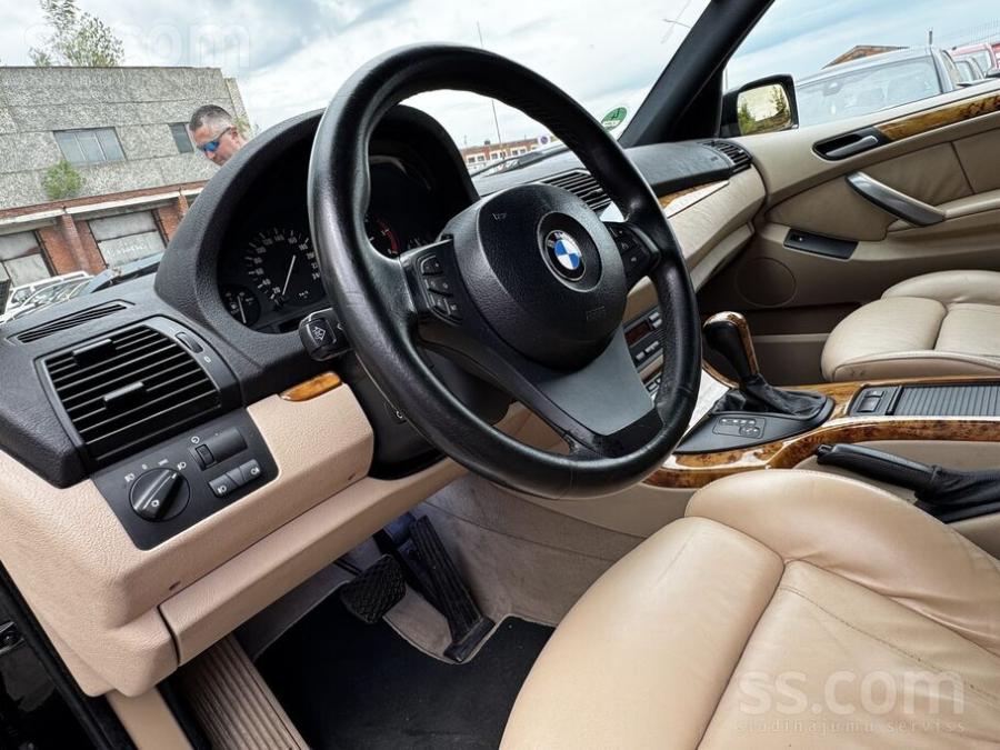 Melns BMW X5 2005 Daugavpils, ar dzinēja tilpumu 3.00 L un nobraukumu 0 tūkst. km par 6500 €, foto 15 vietnē AUTOMOTO.COM.LV