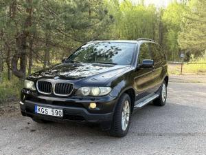Black BMW X5 2005 in Visaginas, with an engine capacity of 2.99 L and mileage of 303 thousand km for 4500 €, photo 8 on AUTOMOTO.COM.LV