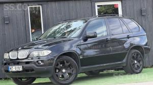 Melns BMW X5 2005 Rīga, ar dzinēja tilpumu 3.00 L un nobraukumu 365 tūkst. km par 2950 €, foto  vietnē AUTOMOTO.COM.LV