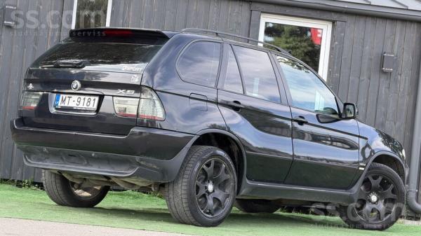 Melns BMW X5 2005 Rīga, ar dzinēja tilpumu 3.00 L un nobraukumu 365 tūkst. km par 2950 €, foto 4 vietnē AUTOMOTO.COM.LV