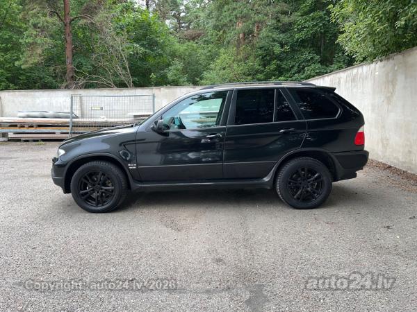 Black BMW X5 2005 in Tallinn, with an engine capacity of 3.00 L and mileage of 363 thousand km for 5499 €, photo 4 on AUTOMOTO.COM.LV