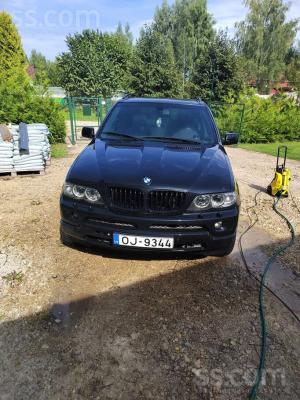 Black BMW X5 2005 in Riga, with an engine capacity of 3.00 L and mileage of 422 thousand km for 3500 €, photo  on AUTOMOTO.COM.LV