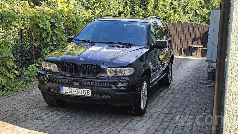 Melns BMW X5 2005 Jelgava, ar dzinēja tilpumu 3.00 L un nobraukumu 339 tūkst. km par 4650 €, foto 1 vietnē AUTOMOTO.COM.LV