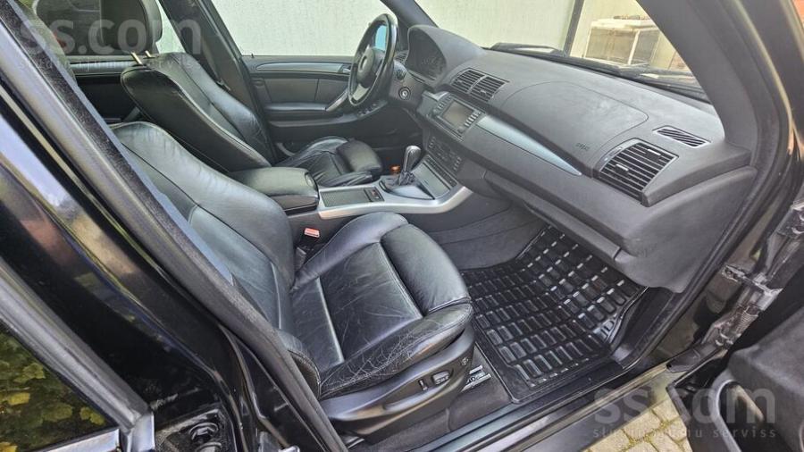 Melns BMW X5 2005 Jelgava, ar dzinēja tilpumu 3.00 L un nobraukumu 339 tūkst. km par 4650 €, foto 17 vietnē AUTOMOTO.COM.LV