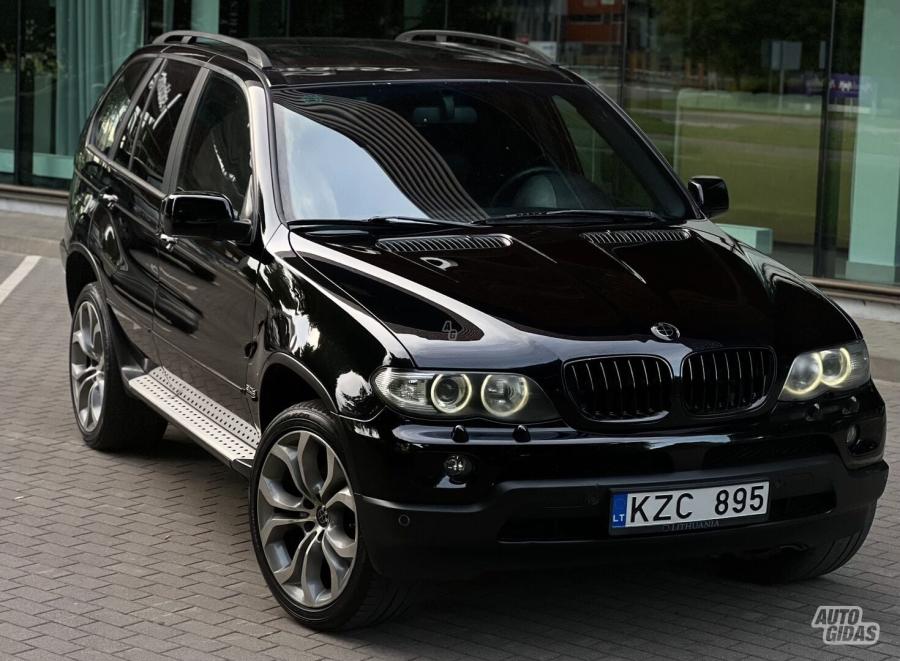 Black BMW X5 2005 in Kaunas, with an engine capacity of 3.00 L and mileage of 0 thousand km for 4300 €, photo 1 on AUTOMOTO.COM.LV