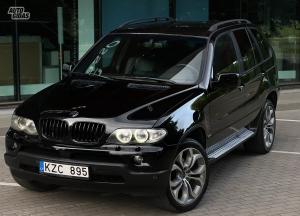 Black BMW X5 2005 in Kaunas, with an engine capacity of 3.00 L and mileage of 0 thousand km for 4300 €, photo 3 on AUTOMOTO.COM.LV