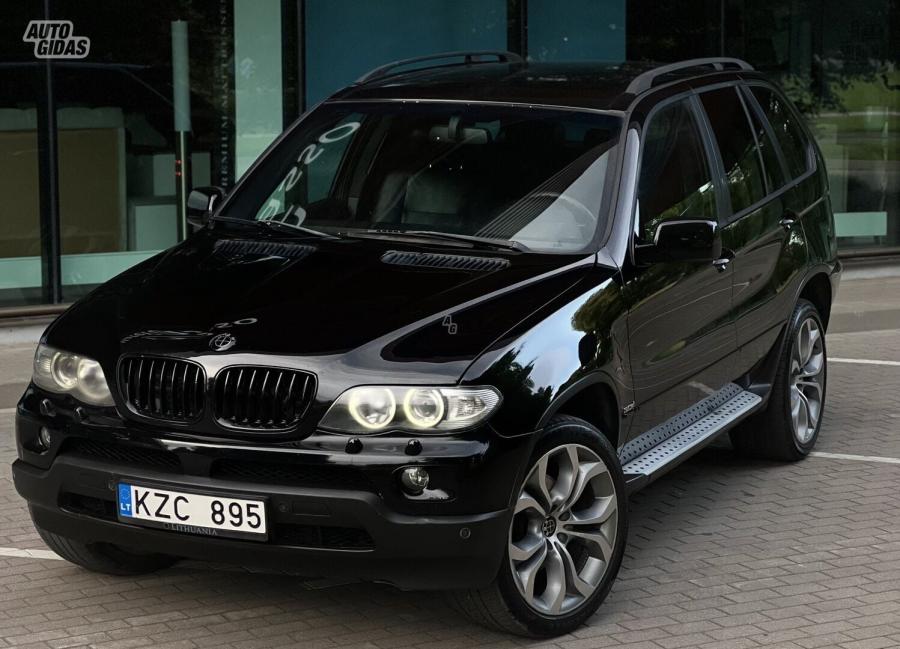 Black BMW X5 2005 in Kaunas, with an engine capacity of 3.00 L and mileage of 0 thousand km for 4300 €, photo 3 on AUTOMOTO.COM.LV