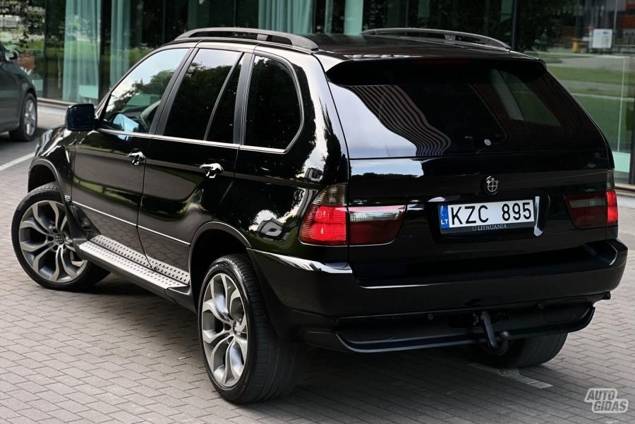 Black BMW X5 2005 in Kaunas, with an engine capacity of 3.00 L and mileage of 0 thousand km for 4300 €, photo 4 on AUTOMOTO.COM.LV