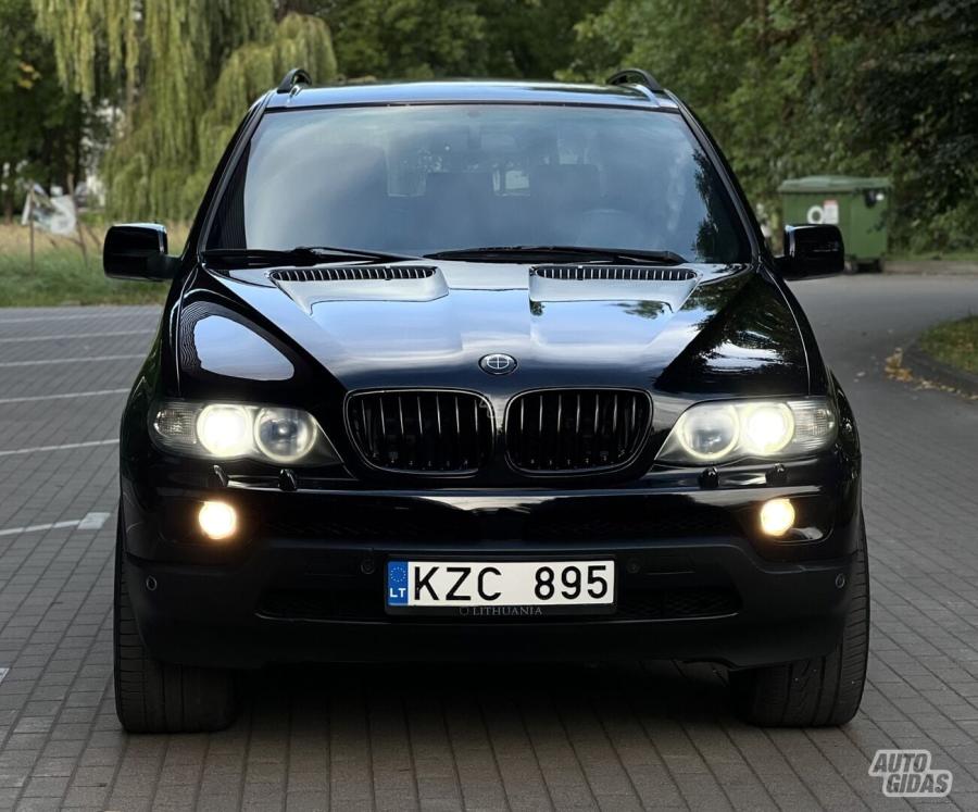 Black BMW X5 2005 in Kaunas, with an engine capacity of 3.00 L and mileage of 0 thousand km for 4300 €, photo 6 on AUTOMOTO.COM.LV