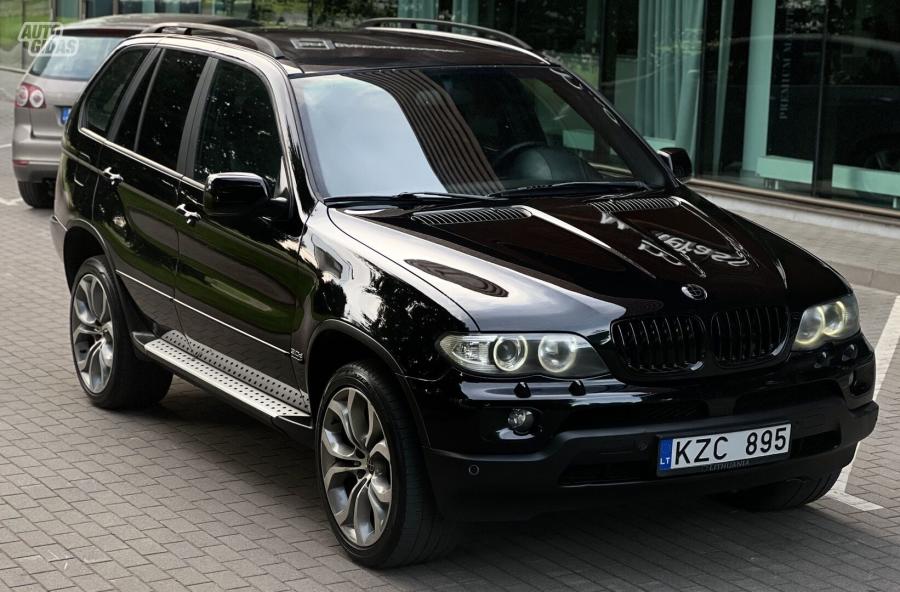 Black BMW X5 2005 in Kaunas, with an engine capacity of 3.00 L and mileage of 0 thousand km for 4300 €, photo 8 on AUTOMOTO.COM.LV