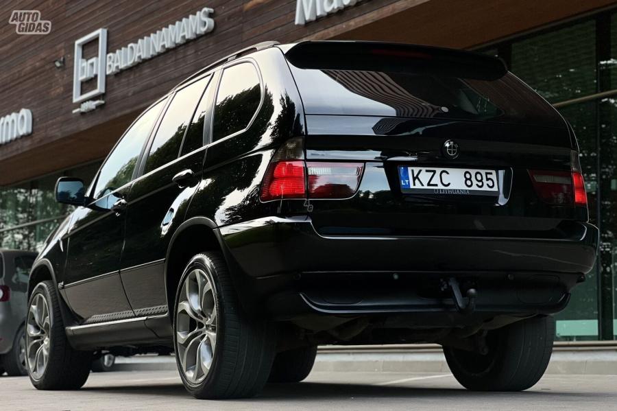 Black BMW X5 2005 in Kaunas, with an engine capacity of 3.00 L and mileage of 0 thousand km for 4300 €, photo 10 on AUTOMOTO.COM.LV