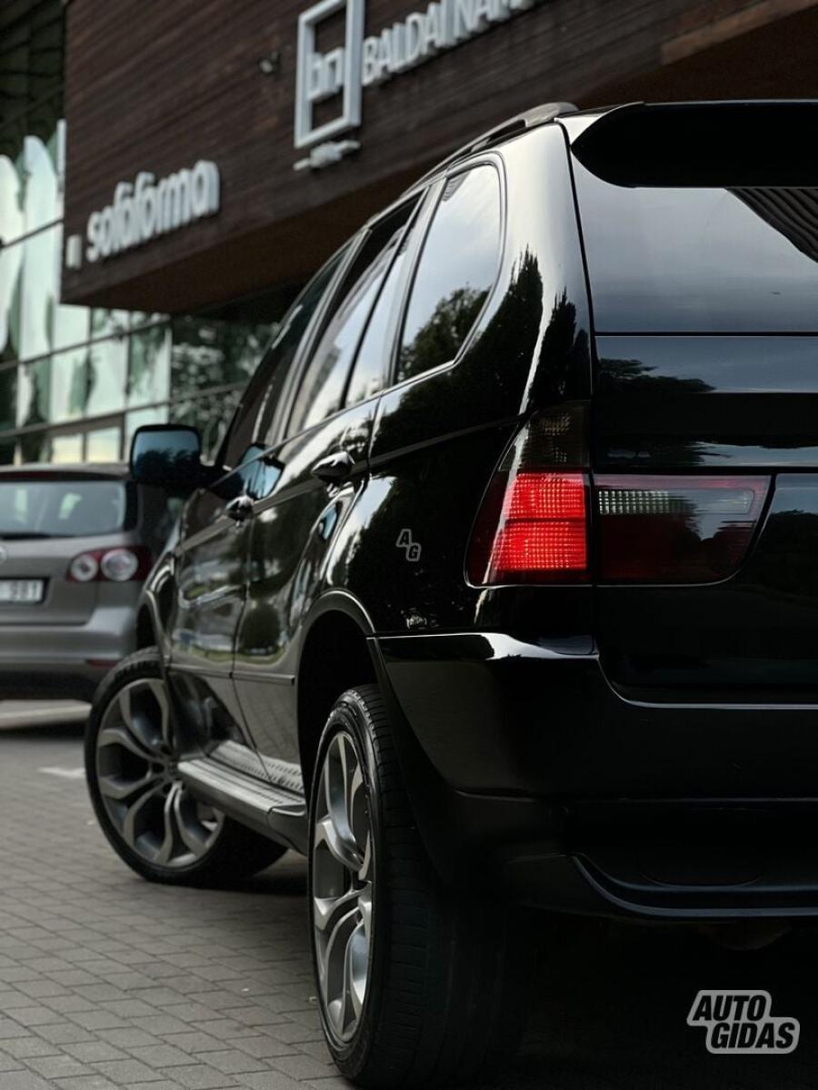 Black BMW X5 2005 in Kaunas, with an engine capacity of 3.00 L and mileage of 0 thousand km for 4300 €, photo 15 on AUTOMOTO.COM.LV