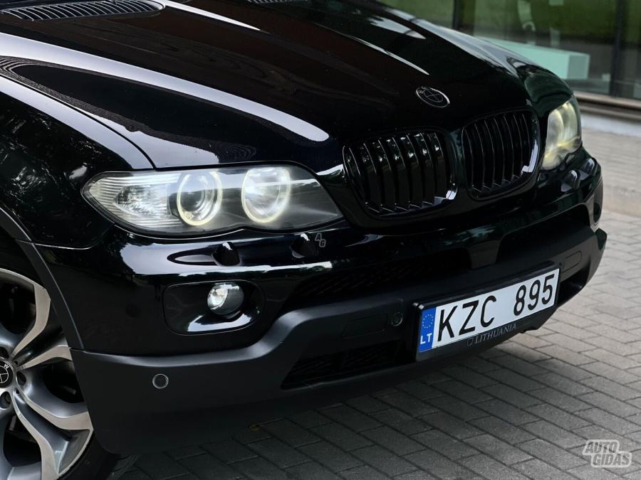 Black BMW X5 2005 in Kaunas, with an engine capacity of 3.00 L and mileage of 0 thousand km for 4300 €, photo 22 on AUTOMOTO.COM.LV