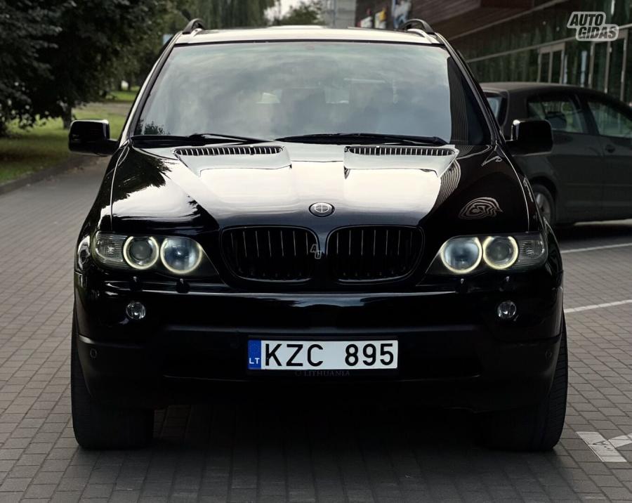 Black BMW X5 2005 in Kaunas, with an engine capacity of 3.00 L and mileage of 0 thousand km for 4300 €, photo 24 on AUTOMOTO.COM.LV