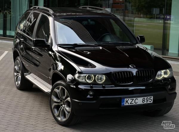 Black BMW X5 2005 in Kaunas, with an engine capacity of 3.00 L and mileage of 0 thousand km for 4300 €, photo 1 on AUTOMOTO.COM.LV