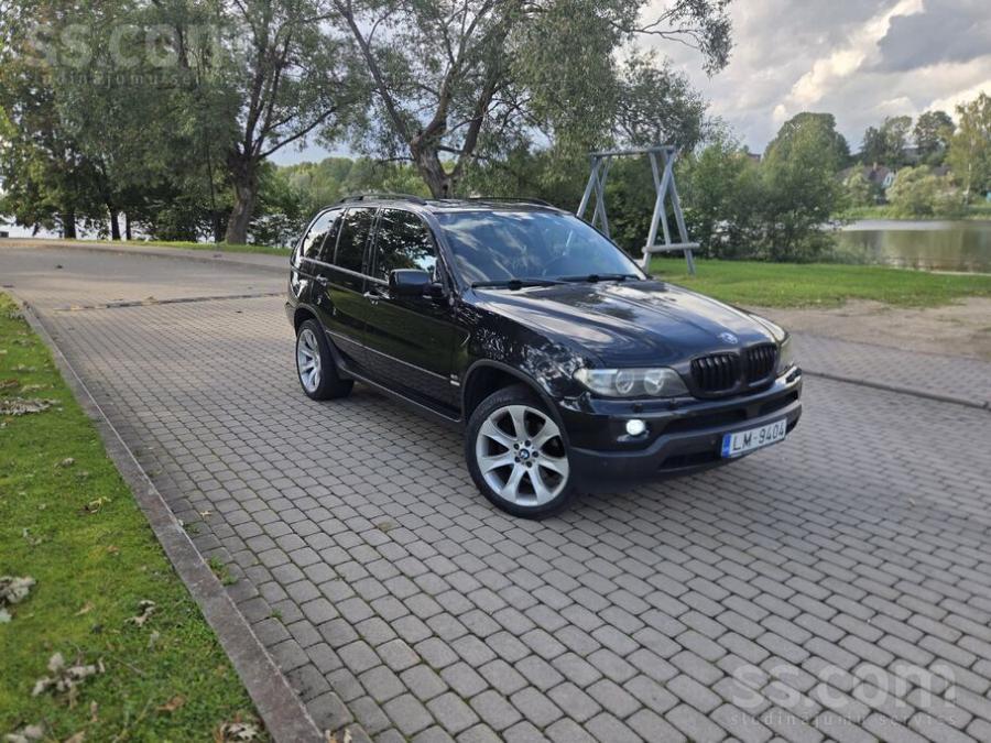 Melns BMW X5 2005 Rēzekne, ar dzinēja tilpumu 3.00 L un nobraukumu 330 tūkst. km par 5670 €, foto 3 vietnē AUTOMOTO.COM.LV