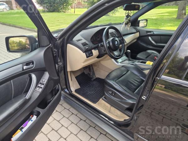Melns BMW X5 2005 Rēzekne, ar dzinēja tilpumu 3.00 L un nobraukumu 330 tūkst. km par 5670 €, foto 8 vietnē AUTOMOTO.COM.LV