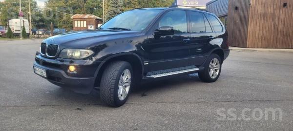 BMW X5 2005 Rīga vietnē Melns BMW X5 2005 Rīga, ar dzinēja tilpumu 3.00 L un nobraukumu 300 tūkst. km par 3700 €, foto 1 vietnē AUTOMOTO.COM.LV