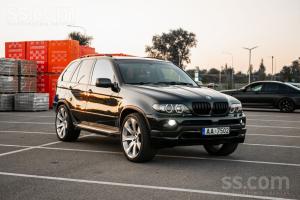 Black BMW X5 2005 in Daugavpils, with an engine capacity of 3.00 L and mileage of 412 thousand km for 6500 €, photo  on AUTOMOTO.COM.LV