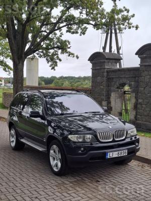 BMW X5 2005 Valmiera vietnē Melns BMW X5 2005 Valmiera, ar dzinēja tilpumu 3.00 L un nobraukumu 406 tūkst. km par 5500 €, foto 1 vietnē AUTOMOTO.COM.LV