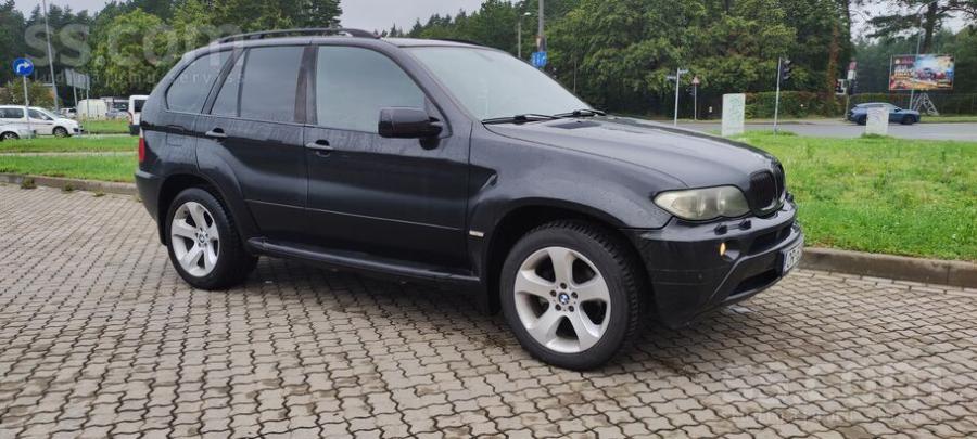 Black BMW X5 2005 in Riga, with an engine capacity of 3.00 L and mileage of 402 thousand km for 4750 €, photo 5 on AUTOMOTO.COM.LV