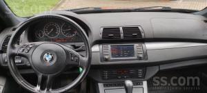 Black BMW X5 2005 in Riga, with an engine capacity of 3.00 L and mileage of 402 thousand km for 4750 €, photo 11 on AUTOMOTO.COM.LV